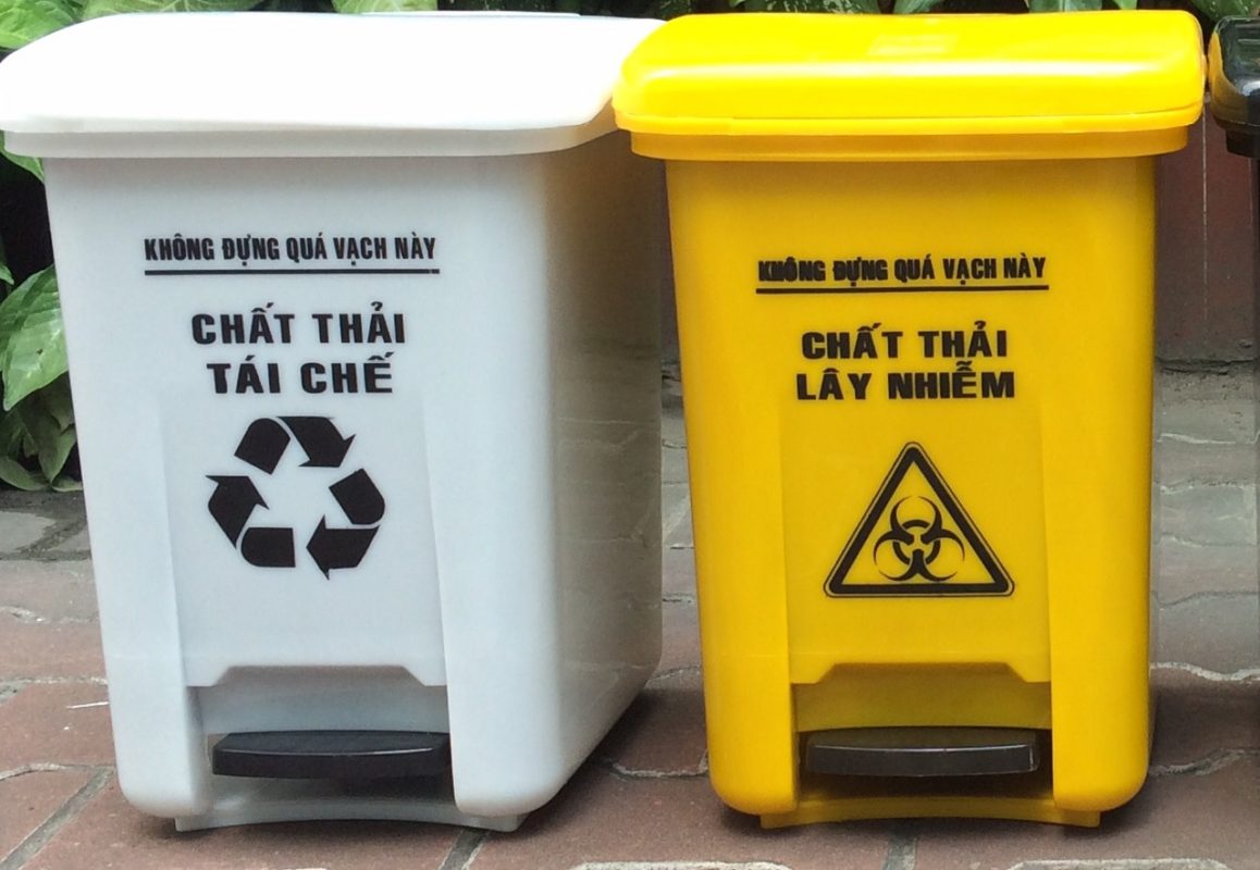 Thùng rác nhựa 20 lít - Mua Bán Các Loại thùng rác nhựa, thùng rác inox